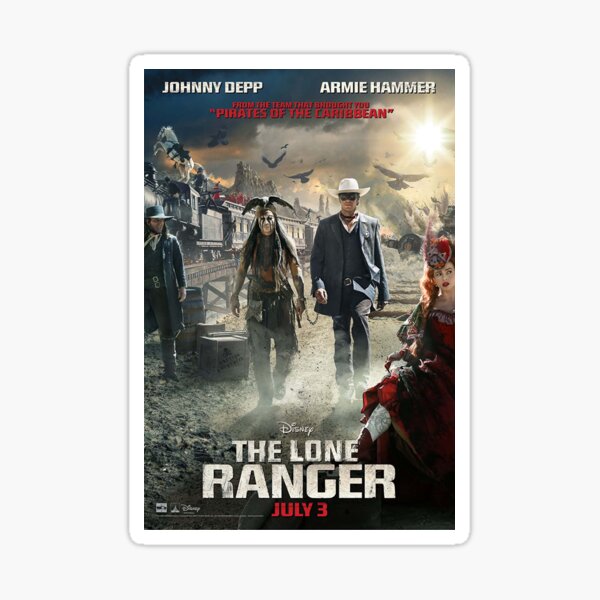 "The Lone Ranger" Sticker for Sale by whittemores | Redbubble