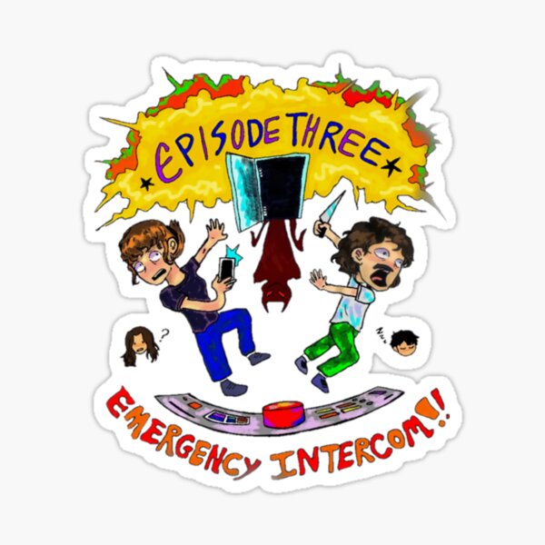 "Emergency Intercom" Sticker for Sale by MekhiWuckert | Redbubble
