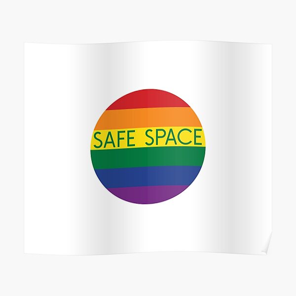 "LGBTQ Safe Space" Poster for Sale by Keyma | Redbubble