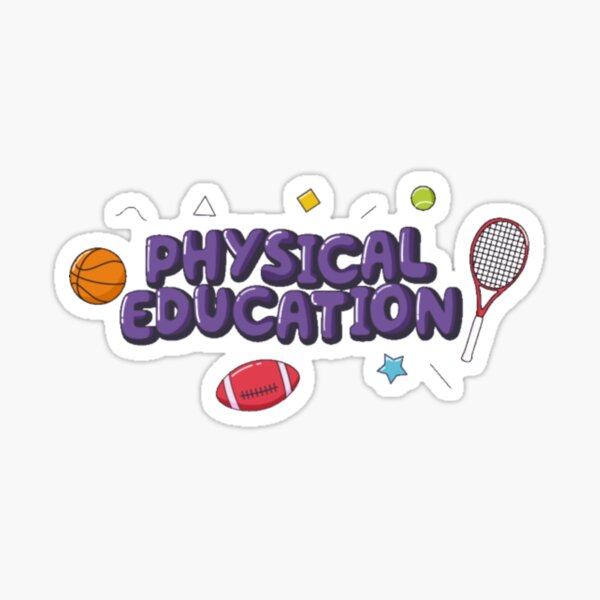 "Preppy School Supplies and Physical Education" Sticker for Sale by ...