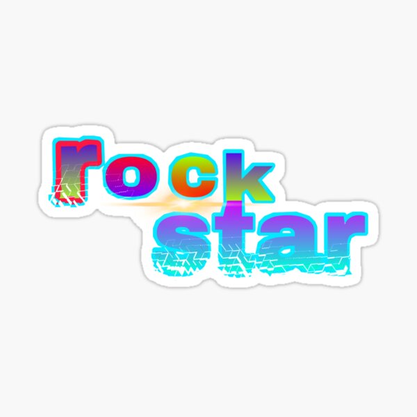 "Rock star, rockstar ,i am rock star" Sticker for Sale by Kamlesh30593 ...