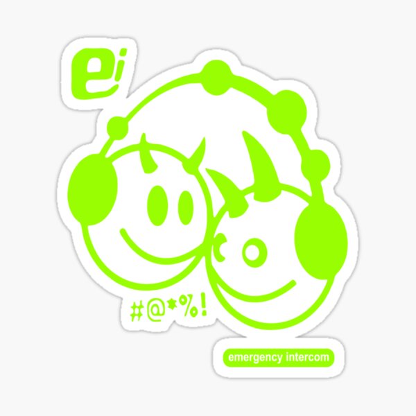 "Emergency Intercom" Sticker for Sale by MekhiWuckert | Redbubble