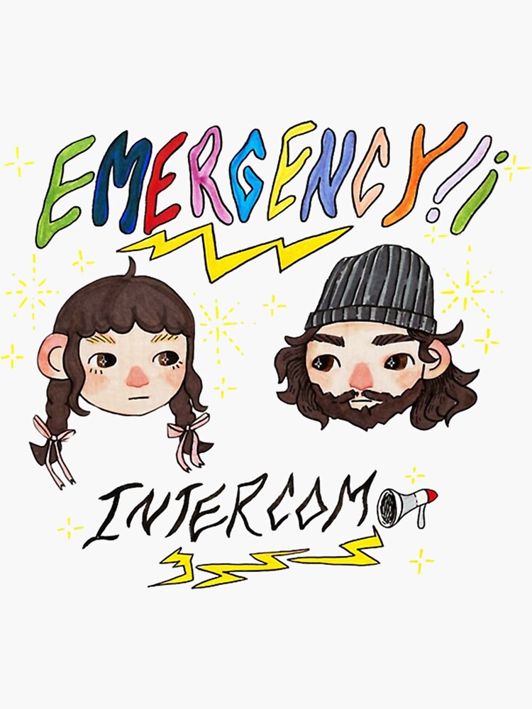 "Emergency Intercom" Sticker for Sale by MekhiWuckert | Redbubble