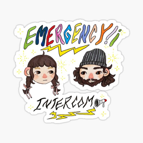 "Emergency Intercom" Sticker for Sale by MekhiWuckert | Redbubble