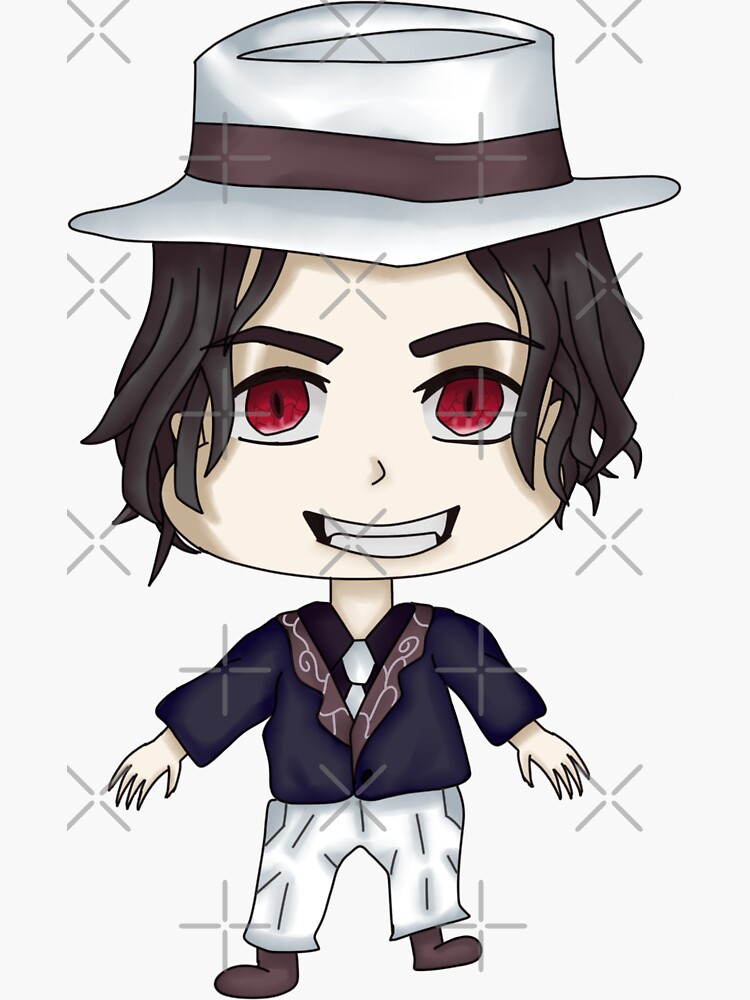 "Chibi Muzan " Sticker for Sale by rnasser-art | Redbubble