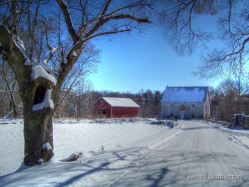"West Virginia Snow Scene" by James Brotherton | Redbubble
