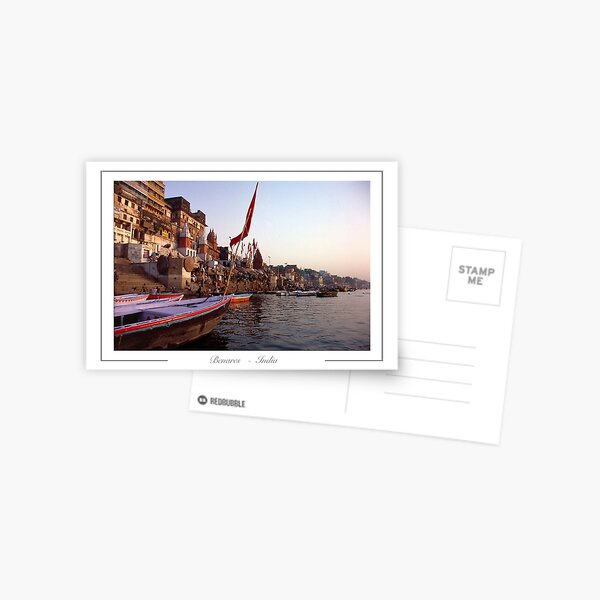 "Benares (Varanasi) India : Busy ghats on the holy river Ganges ...