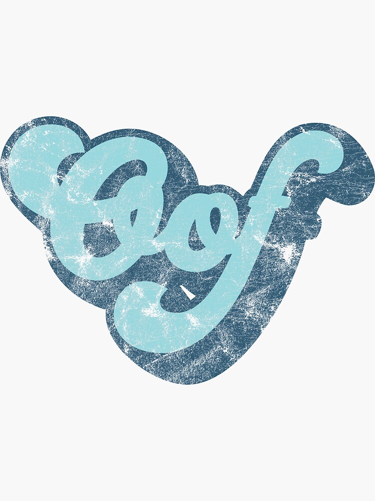 "Oof Retro Word Art" Sticker for Sale by MemeStreets | Redbubble