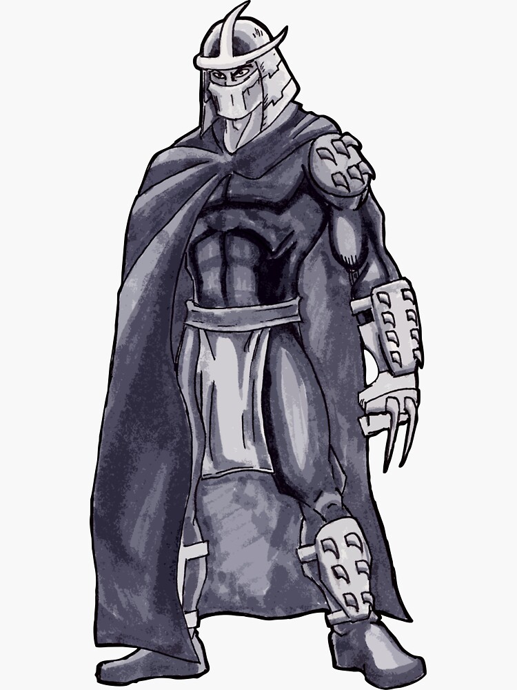 "The Shredder" Sticker for Sale by lordmylar | Redbubble