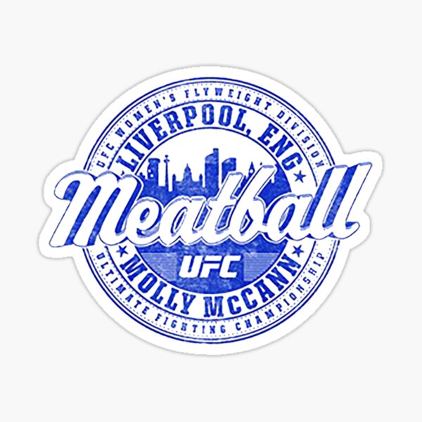 "UFC Molly Meatball Mccann Crest" Sticker for Sale by justineanne ...