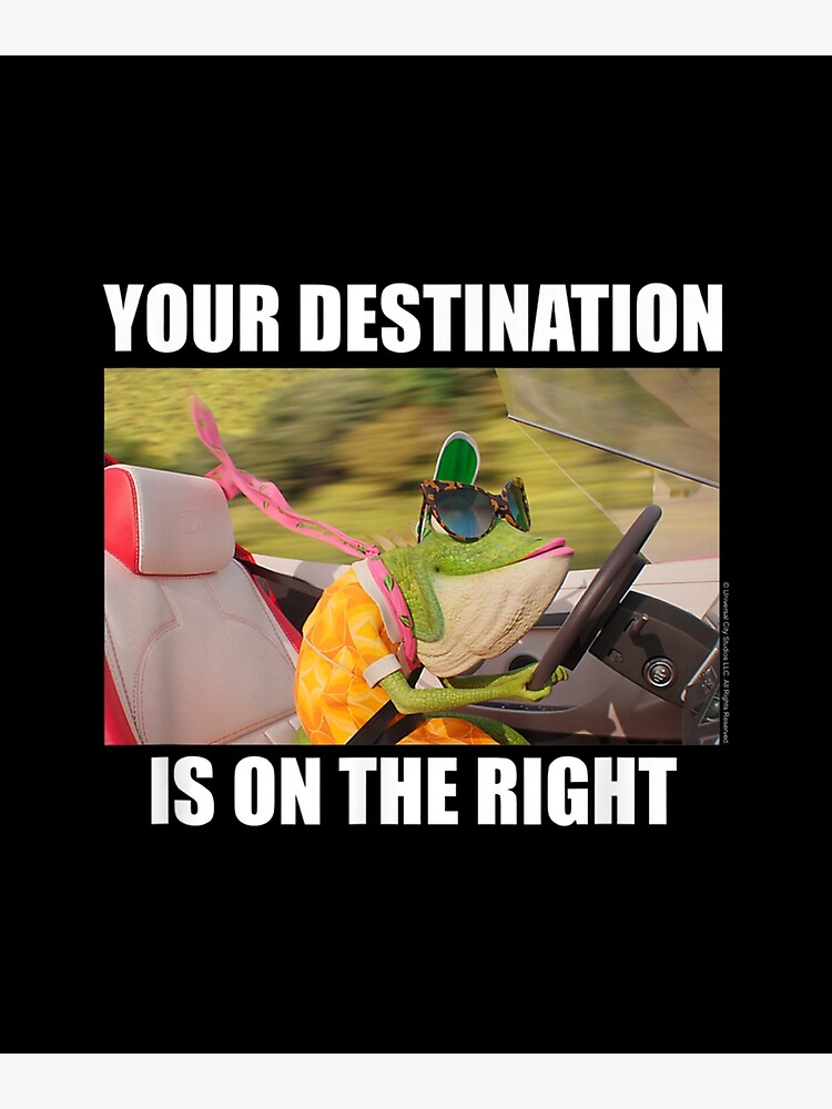 "Sing 2 Miss Crawly Your Destination Meme" Art Print for Sale by ...