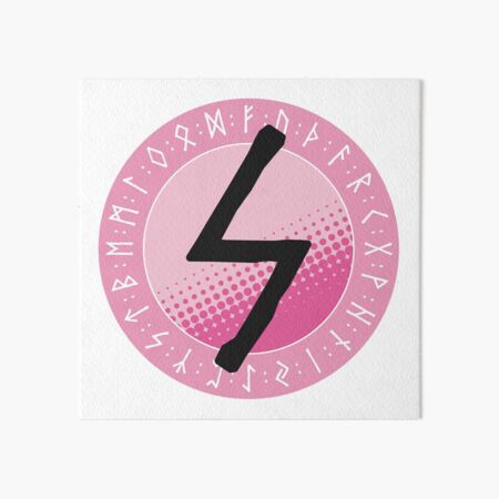 "Sowilo (Sun) - Viking Runes and Runic Symbols" Art Board Print for ...