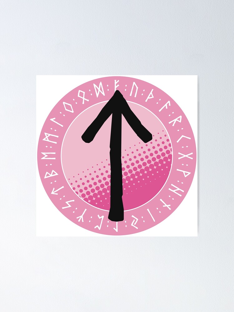 "Tiwaz (Victory) - Viking Runes and Runic Symbols" Poster for Sale by ...