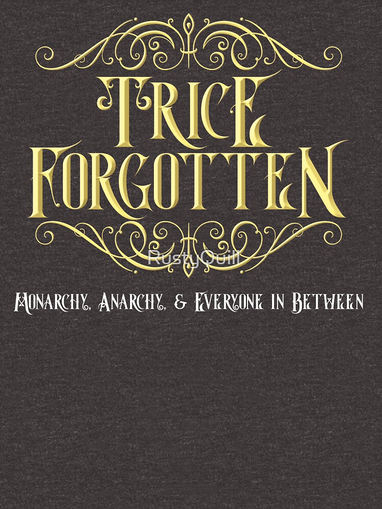 "Trice Forgotten Logo + Logline" T-shirt for Sale by RustyQuill ...