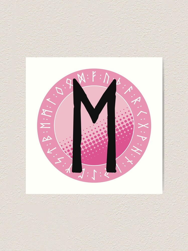 "Ehwaz (Horse) - Viking Runes and Runic Symbols" Art Print for Sale by ...