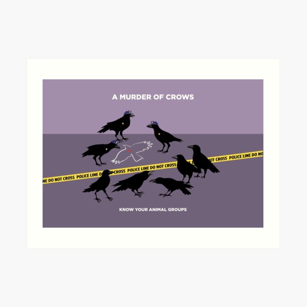 "A Murder of Crows" Art Print for Sale by PepomintNarwhal | Redbubble