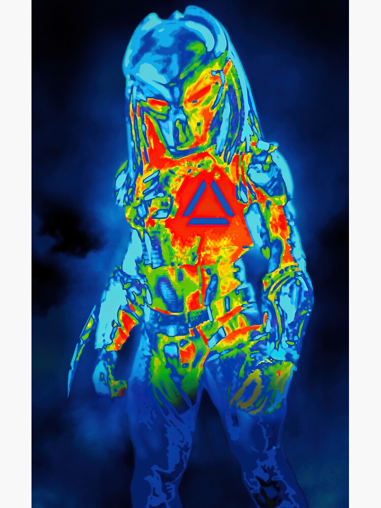 "Predator Vision Sticker" Sticker for Sale by Lemed36tea | Redbubble