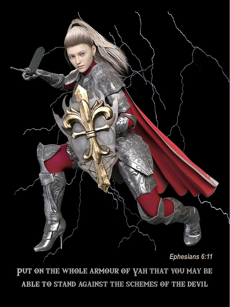 "Armour of Yah - Against the Devil - Female Warrior - Chrisitian ...
