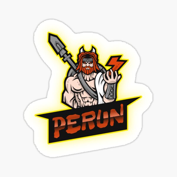 "Perun Slavic mythology design " Sticker for Sale by sreckov-desig ...