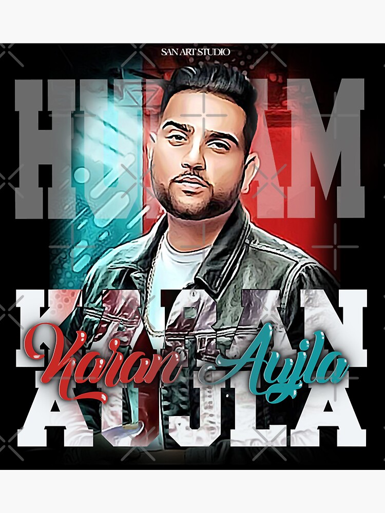 "My Favorite People Karan Aujla Artwork Gift For Fan" Sticker for Sale ...