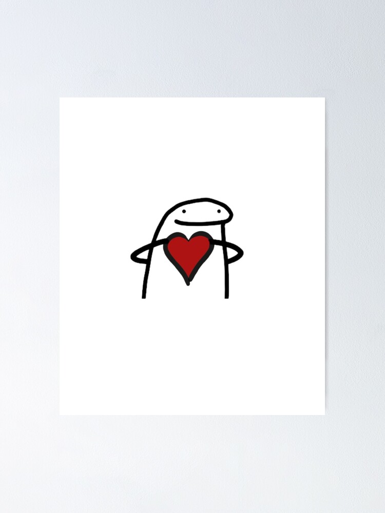 "Flork with heart" Poster for Sale by nadeesha55 | Redbubble