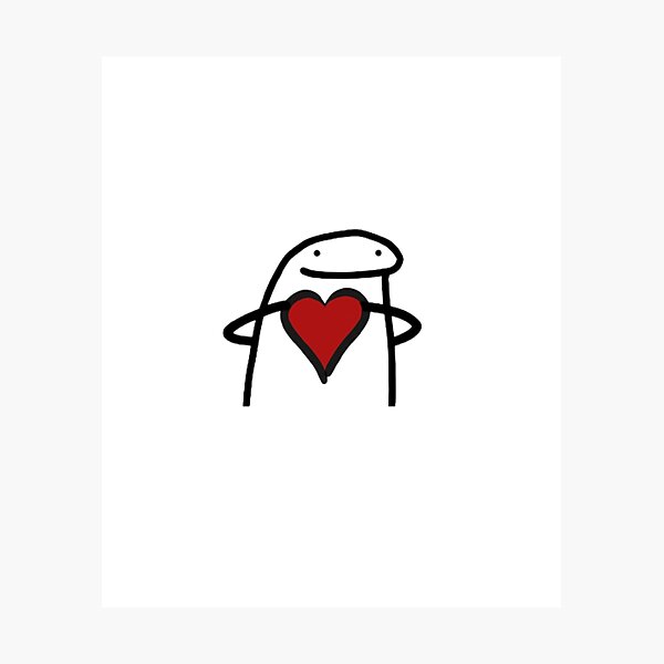 "Flork with heart" Photographic Print for Sale by nadeesha55 | Redbubble