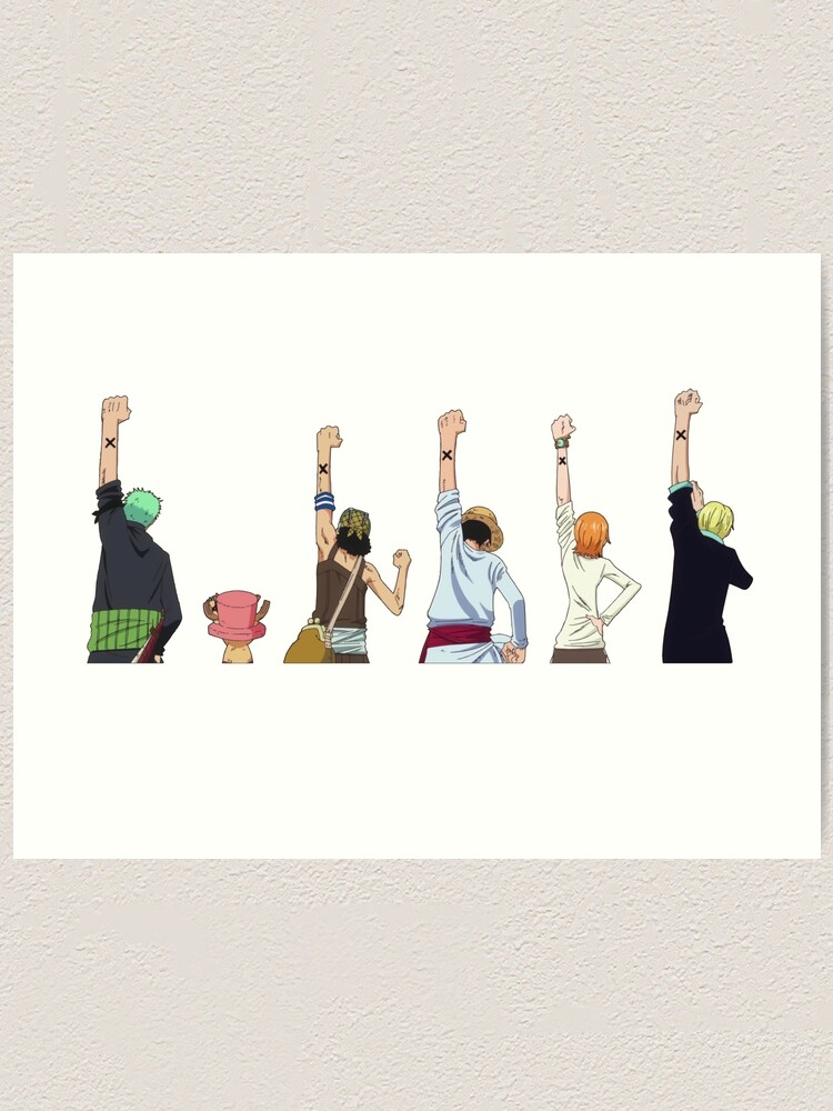 "One Piece alabasta crew X Cross arm" Art Print for Sale by ...