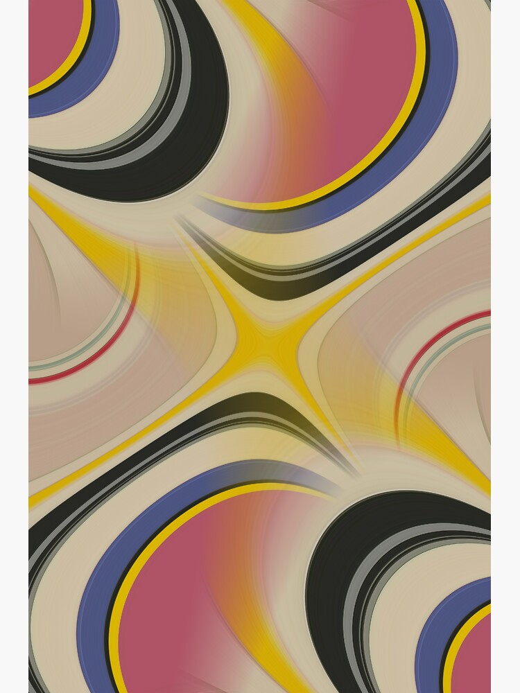 "complex curved design of a colourful structure on a pale background ...