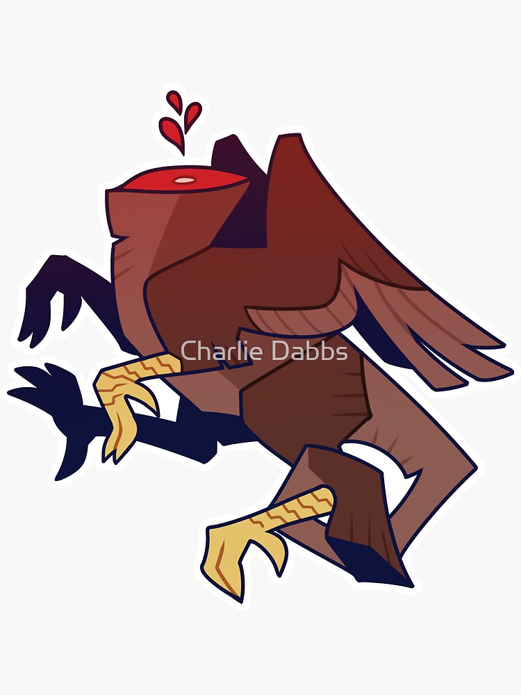 "Headless Bird" Sticker for Sale by Charlie Dabbs | Redbubble