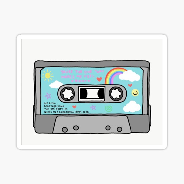 "me and you together song" Sticker for Sale by ellieebraash | Redbubble