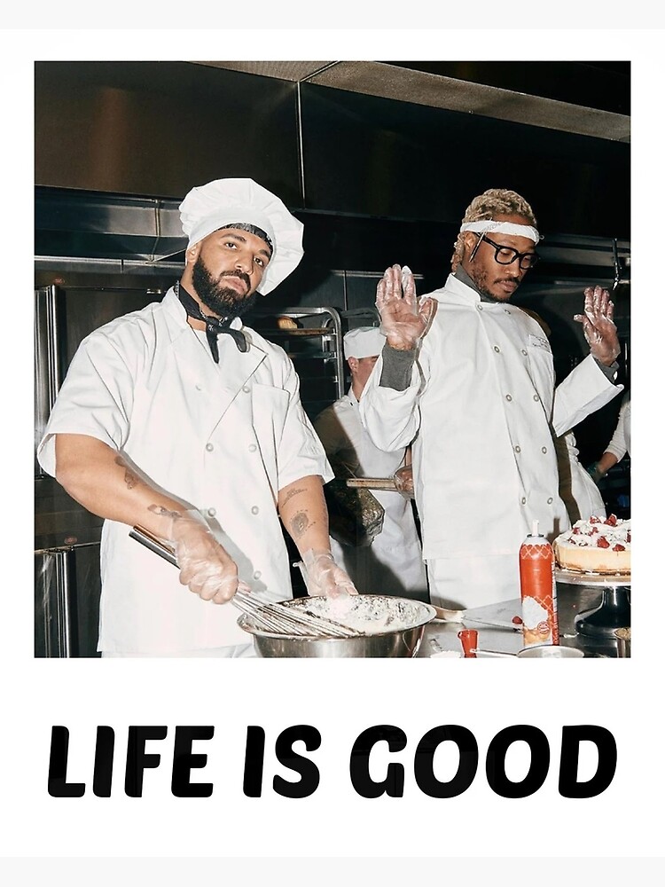 "LIFE IS GOOD Chef Aesthetic Poster " Poster for Sale by buhoybihay ...