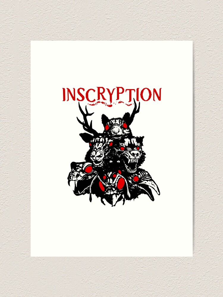 "Totems with Inscryption logo" Art Print for Sale by Davision3d | Redbubble
