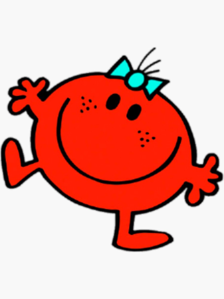 "Little miss red" Sticker for Sale by Bunea-design | Redbubble
