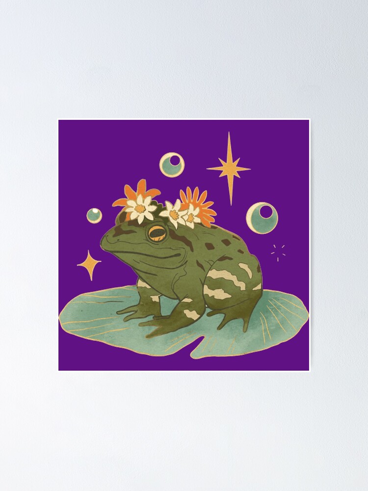 "Froggy" Poster for Sale by Showmee | Redbubble