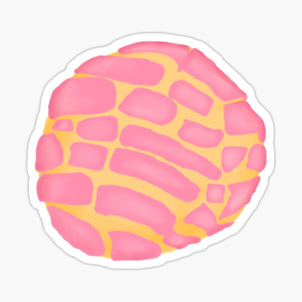 "Concha-Pink" Sticker for Sale by atomicdork98 | Redbubble