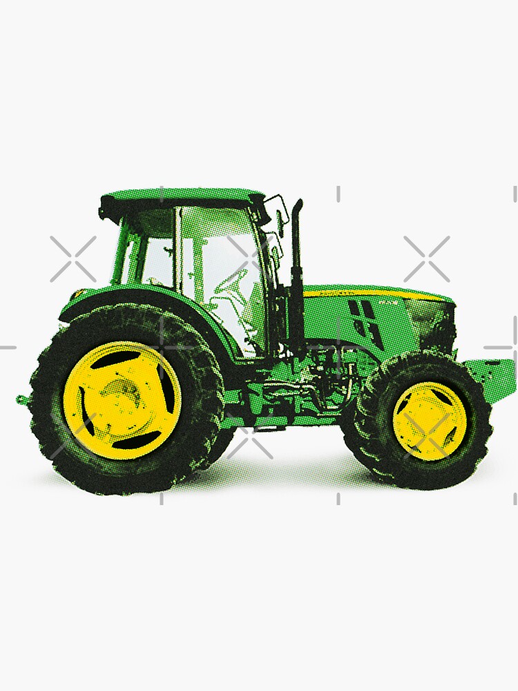 "Tractor" Sticker for Sale by eyesupco | Redbubble