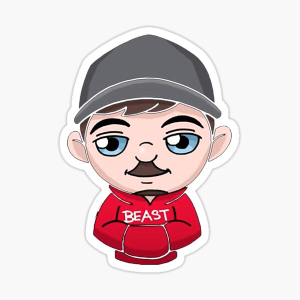 "beast" Sticker for Sale by Scarlettreid | Redbubble