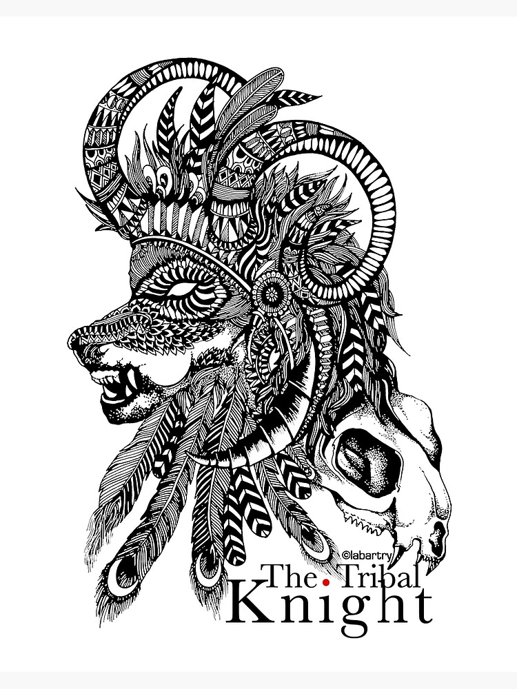 Tribal Art Knight Midnight Trial” Art Available To Be Purchase!