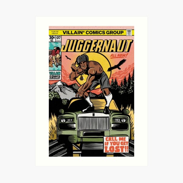 "Cover Comic Juggernaut All New Tyler The Creater Poster" Art Print for ...