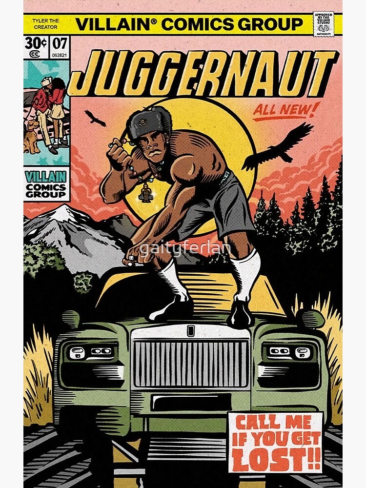 "Cover Comic Juggernaut All New Tyler The Creater Poster" Art Print for ...