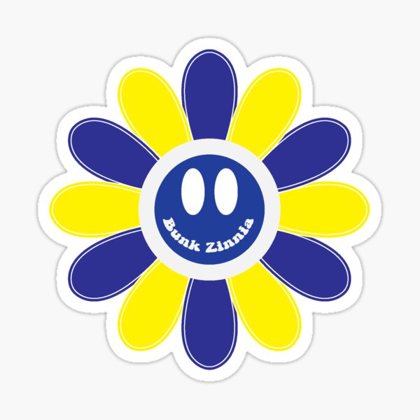 "Bunk Zinnia " Sticker for Sale by TMTRENDS | Redbubble