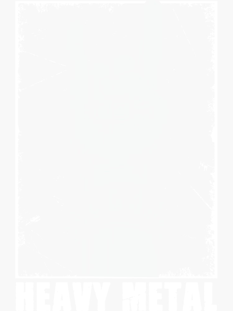 "Heavy Metal Mano Cornuta Metal Fork Rock Music Hardrock" Sticker for ...