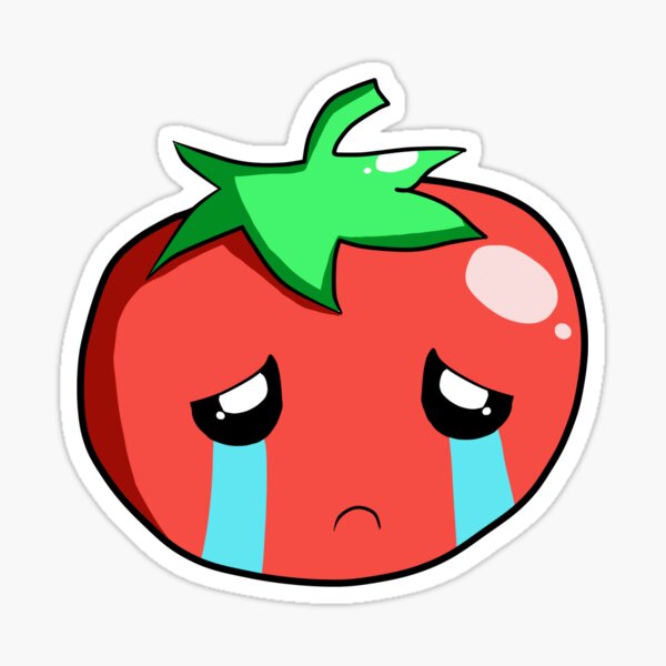 "Sad Tomato" Sticker for Sale by AngelBlitz | Redbubble