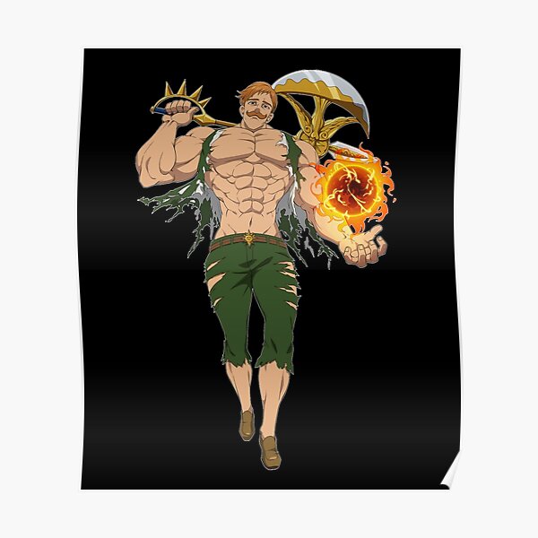 "Escanor - The Seven Deadly Sins" Poster for Sale by 1piecestore ...