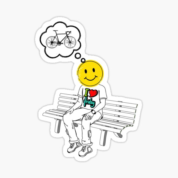 "I Love Road Bike Smiley" Sticker for Sale by BadKraut | Redbubble