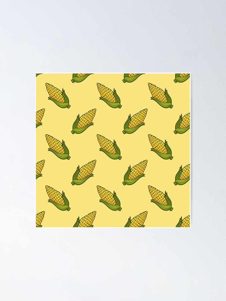 "Corn Curtain Print (Simpsons)" Poster for Sale by deancoledesign ...