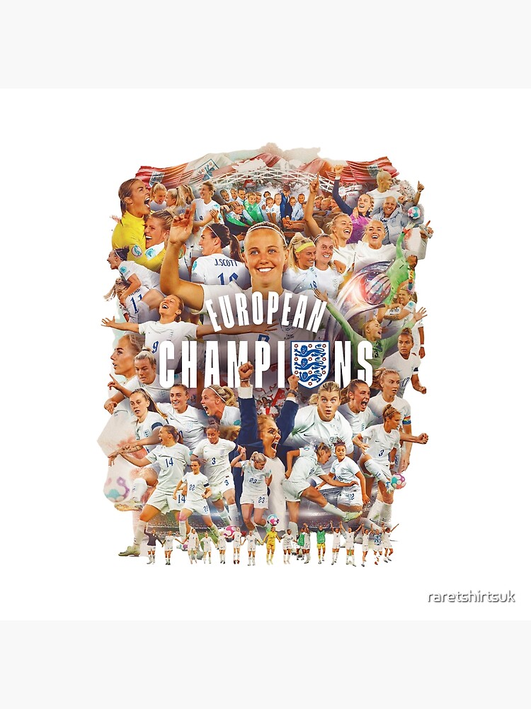 "England Women's Euro 2022 Champions Football Team Collage - UEFA ...