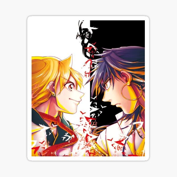 "magi the labyrinth of magic - sinbad alibaba" Sticker for Sale by ...