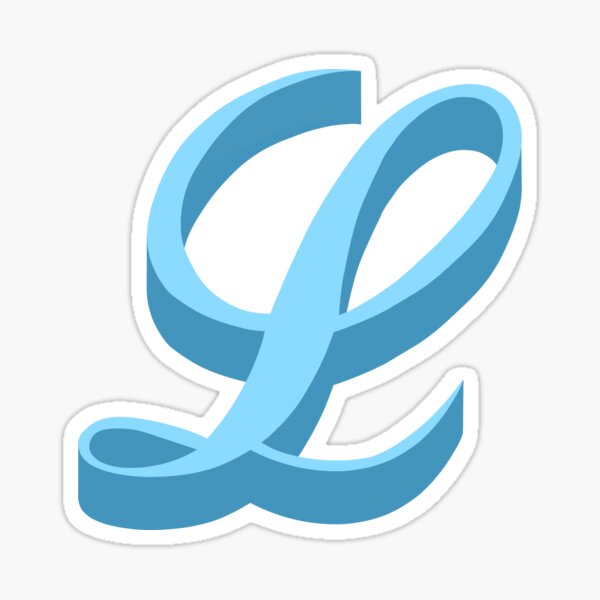 "Letter L" Sticker for Sale by Kalliannaa | Redbubble