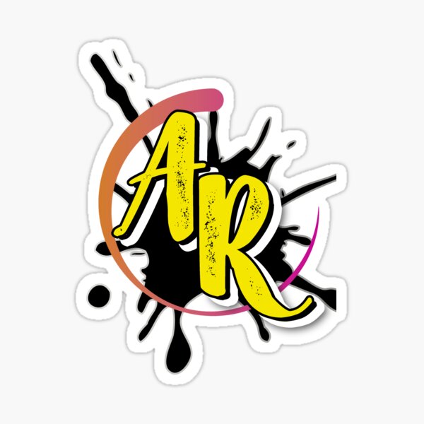 "AR Logo" Sticker for Sale by ARGraphics12 | Redbubble